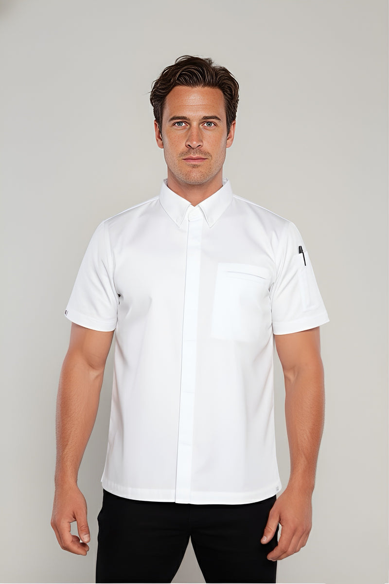 Chef Shirt White | ACE CHEF | CHEF UNIFORMS MELBOURNE | – Ace Chef Apparels