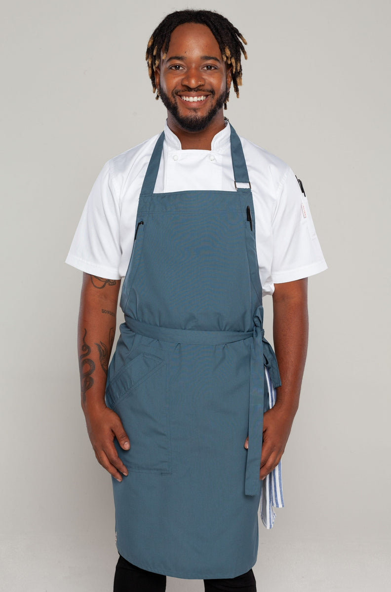 Niche Slate grey colour chef apron| Chef uniform | Ace Chef Apparel ...