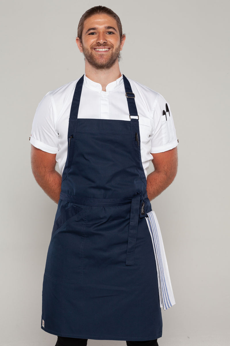 Navy bib Chef Aprons Niche | Ace Chef Apparel | Chef uniform | – Ace ...
